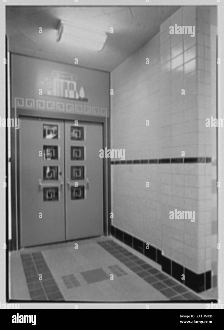Municipal Building material display, New York City Stock Photo - Alamy