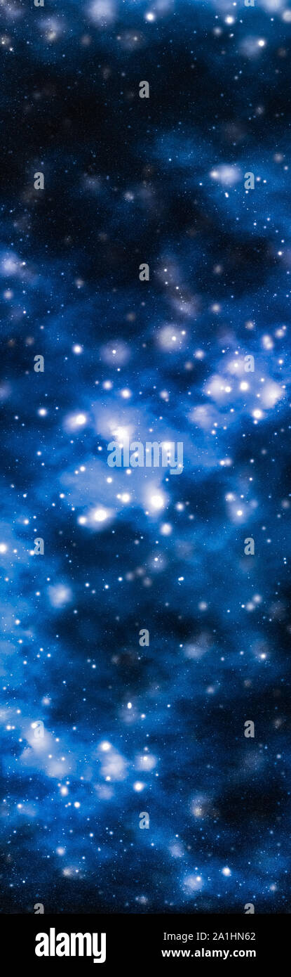 Discovery in astronomy, cosmic abstract and future technology concept ...