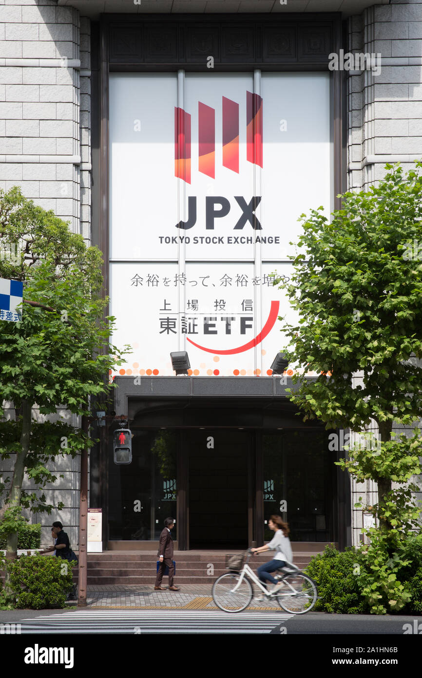 Headquarters of Tokyo Stock Exchange Group seen in Nihombashi Stock ...