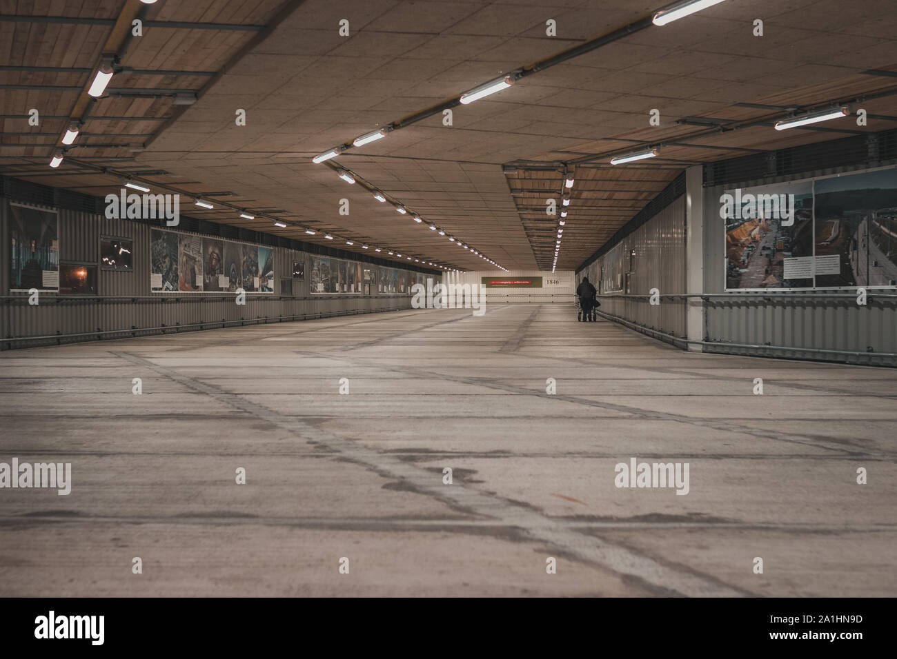 Cement Corridor Passage Construction High Resolution Stock Photography ...