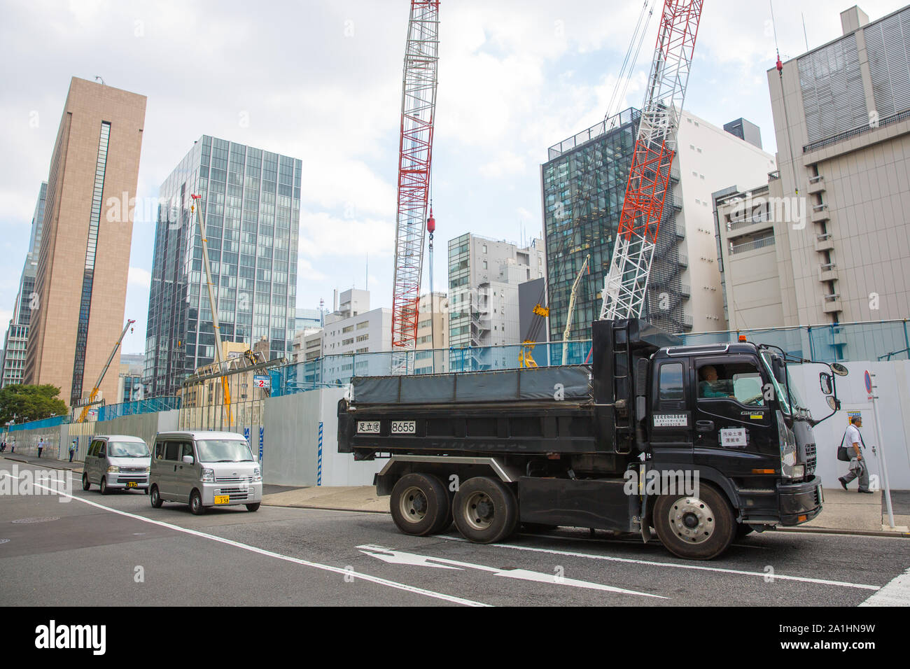 Tokyo construction site hi-res stock photography and images - Alamy