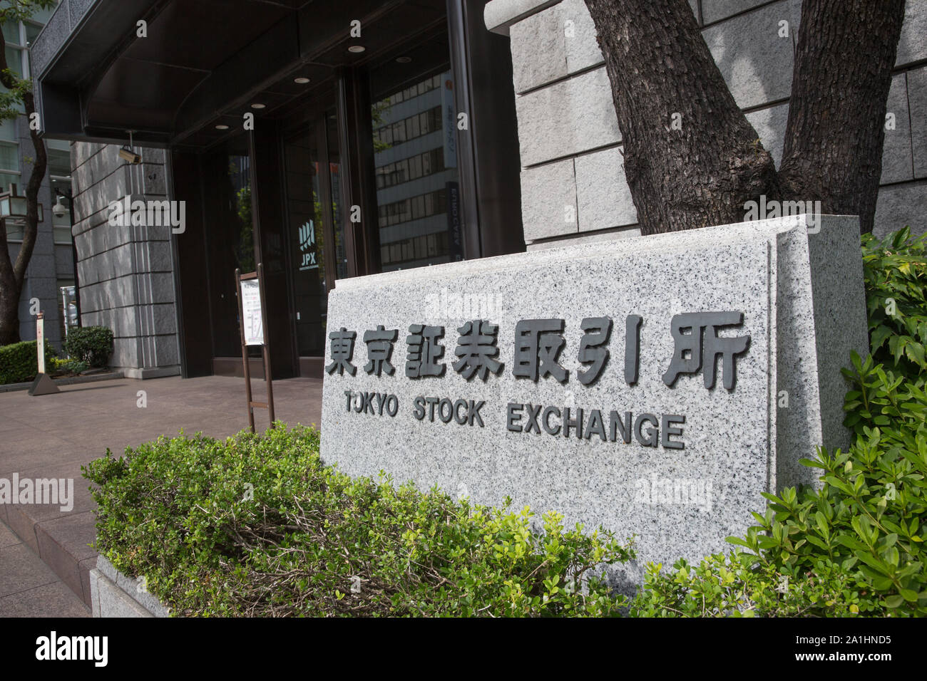 Headquarters of Tokyo Stock Exchange Group seen in Nihombashi Stock ...