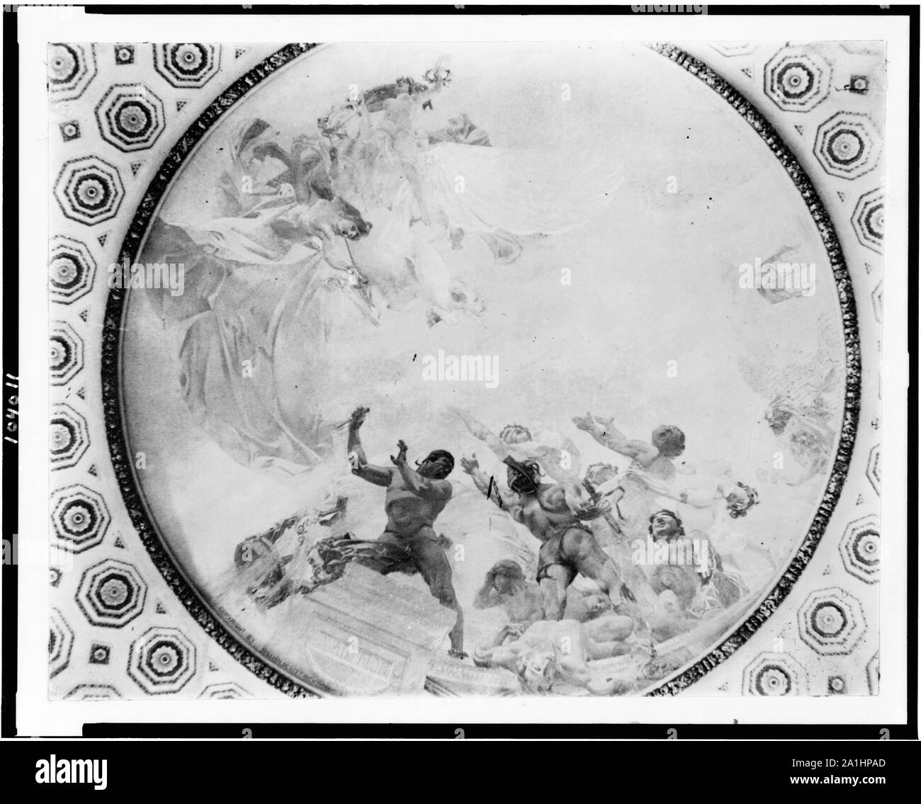 Painting on ceiling Cut Out Stock Images & Pictures - Alamy