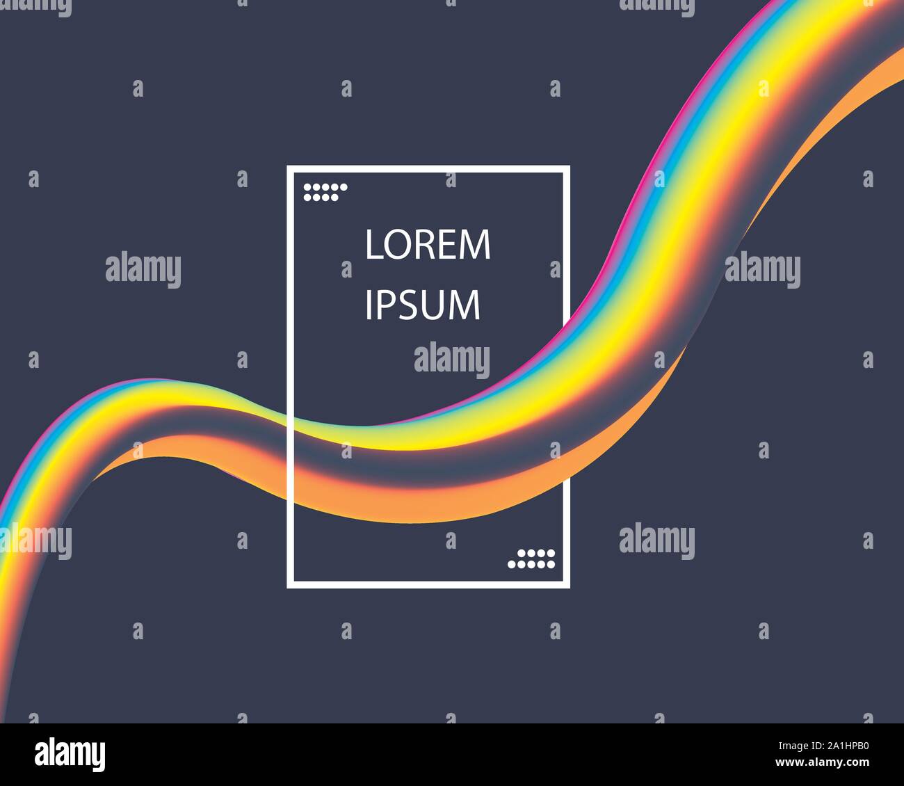 Creative 3d artwork banner Stock Vector Images - Alamy