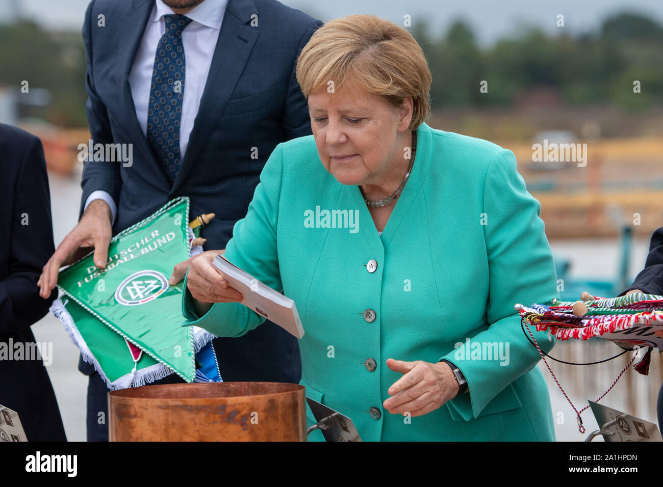 Frankfurt, Germany. 26th Sep, 2019. Dr. Angela MERKEL (Chancellor GER ...