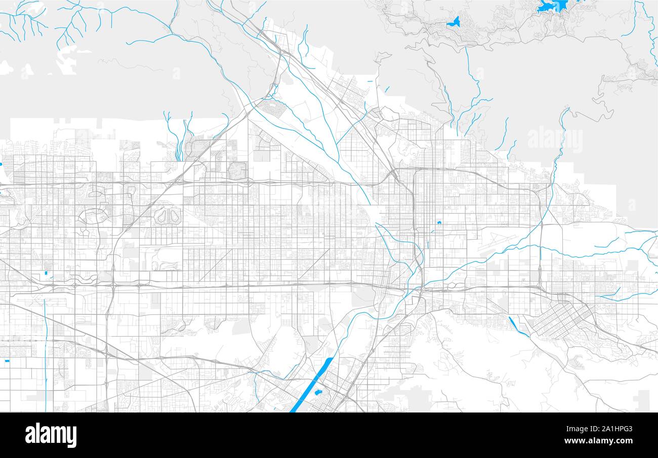 Rialto California Map