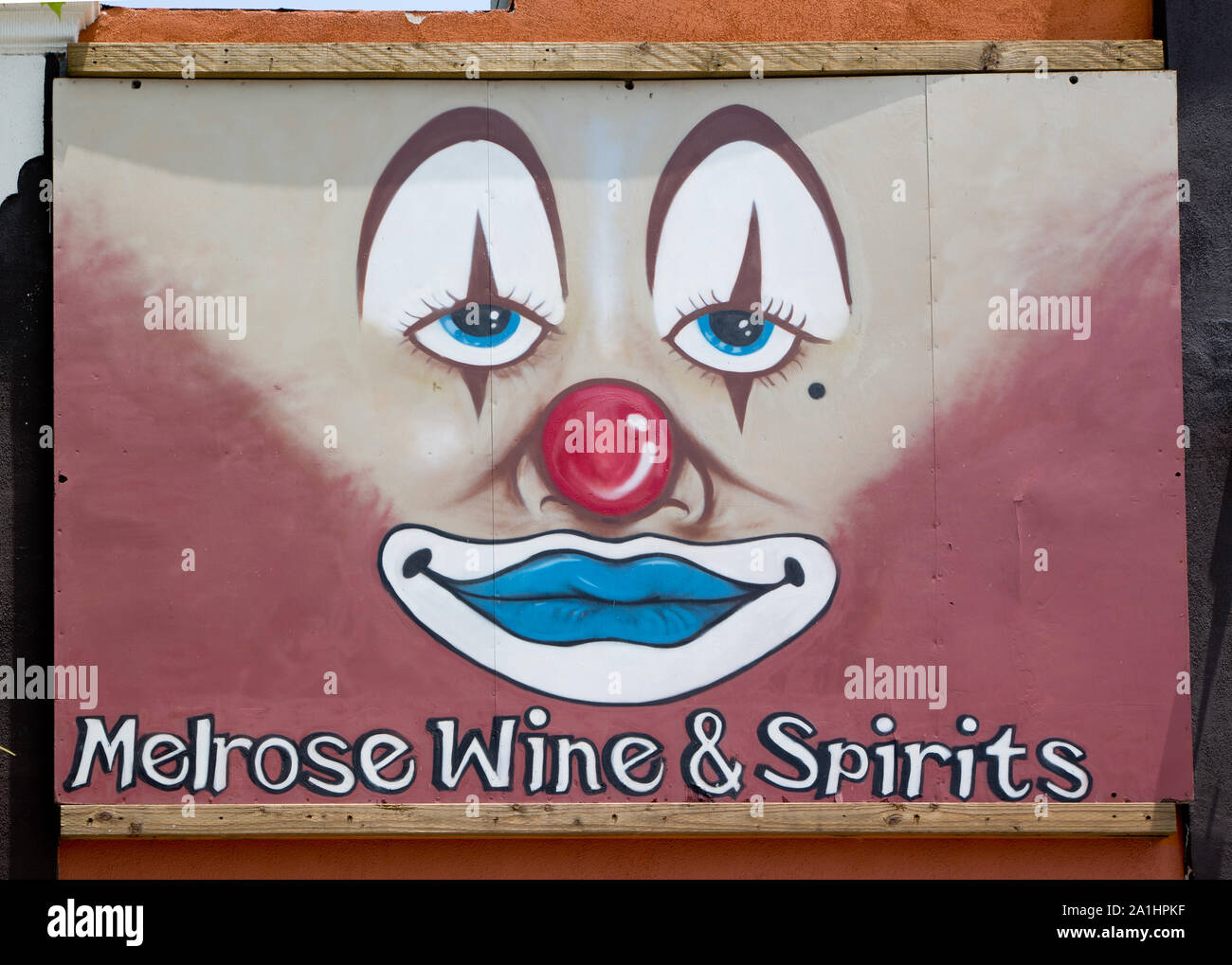 Mural for Melrose Wine & Spirits on Melrose Avenue, an internationally ...