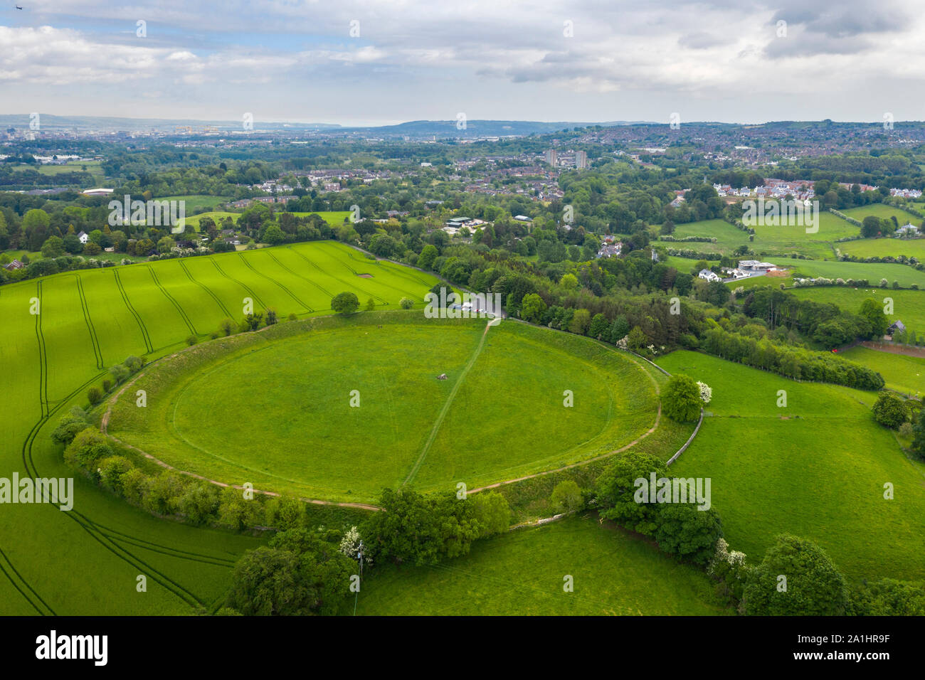 Ring fort aerial hi-res stock photography and images - Alamy