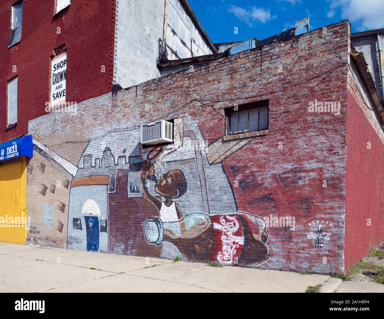 Mural, Baltimore, Maryland Stock Photo - Alamy