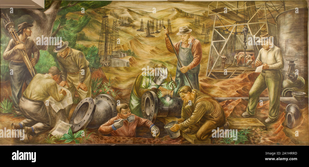 Wpa Mural High Resolution Stock Photography and Images - Alamy
