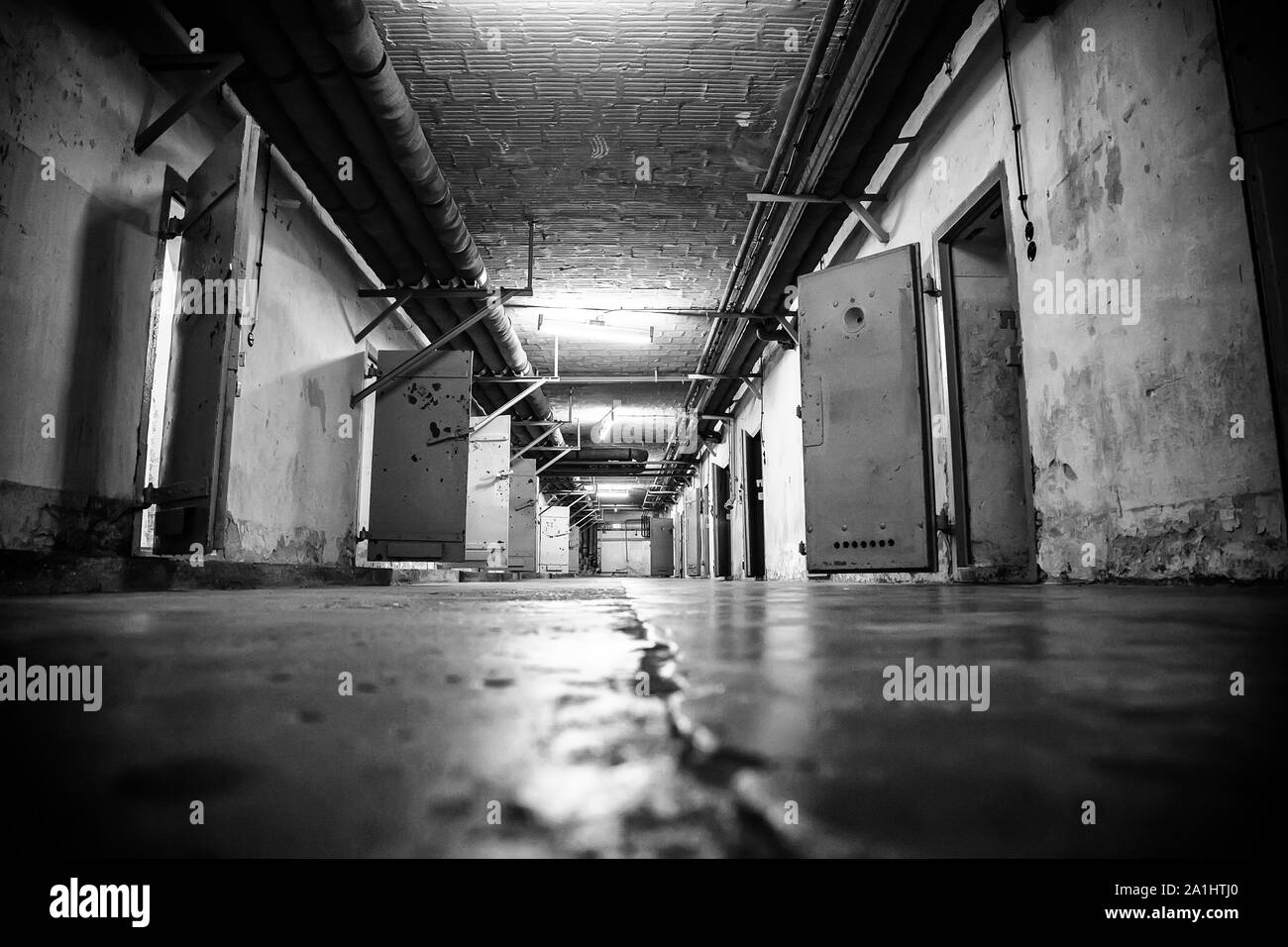 Old German jail, detail of confinement and crime, justice Stock Photo ...