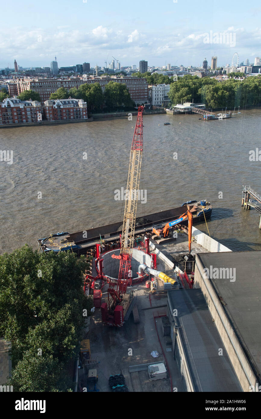 London tideway project hi-res stock photography and images - Alamy