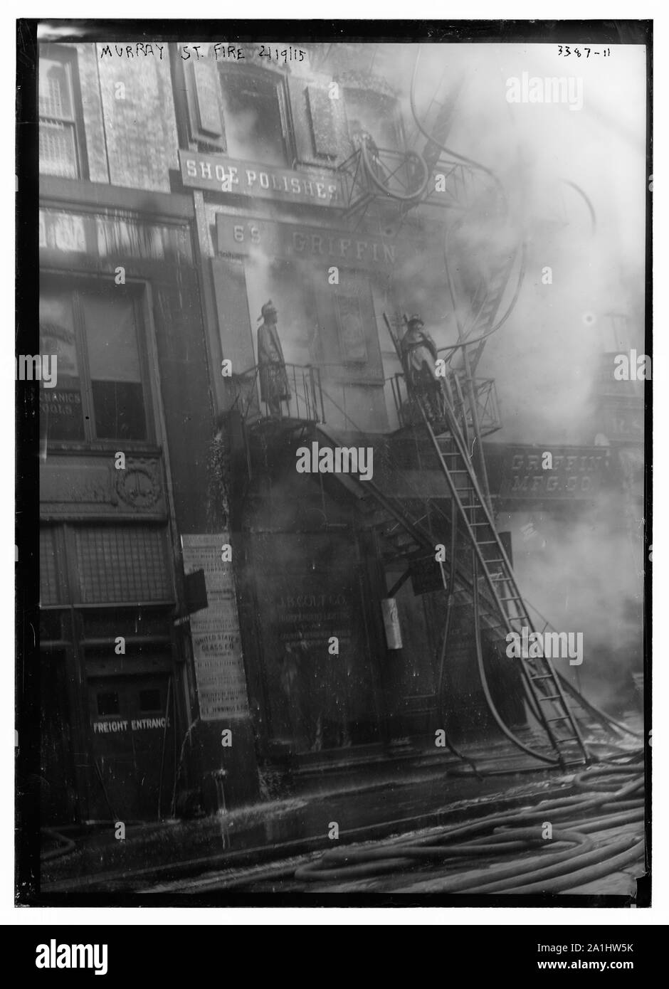 Murray St. fire, 2/19/15 Stock Photo - Alamy