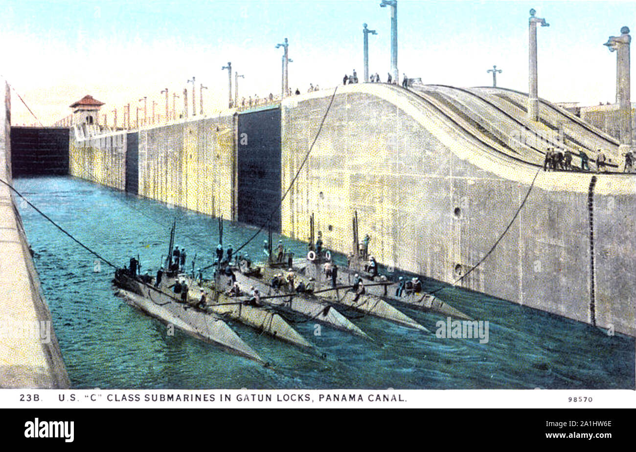 Panama canal route hi-res stock photography and images - Alamy
