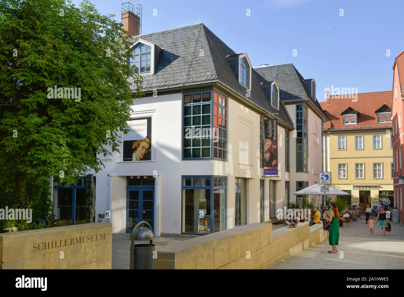 Schillerhaus mit Schillermuseum, Neugasse, Weimar, Thüringen ...