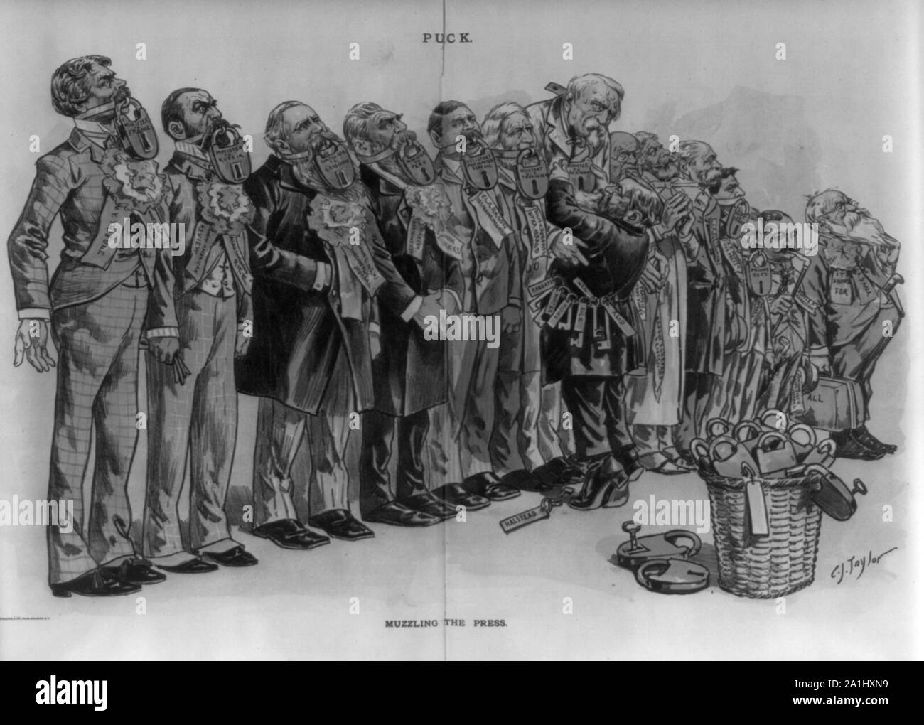 Muzzling the press hi-res stock photography and images - Alamy