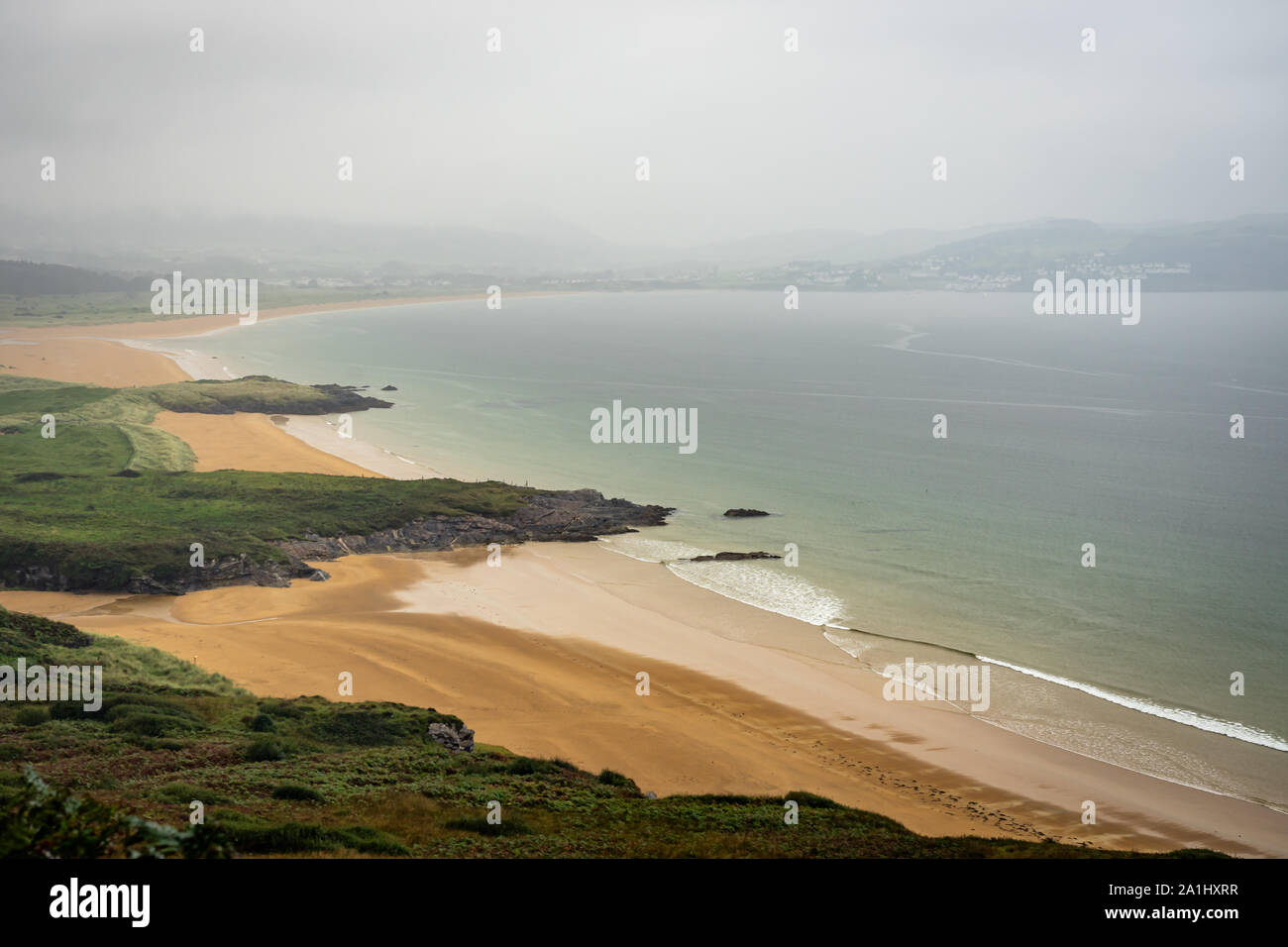 Ballymacstocker Bay towards Portsalon Ireland Stock Photo - Alamy