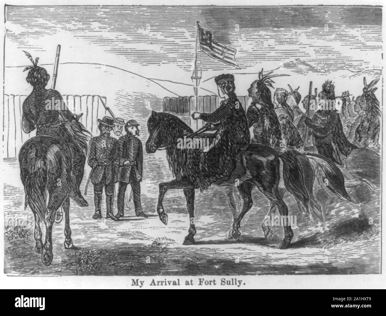 My arrival at Fort Sully Stock Photo - Alamy