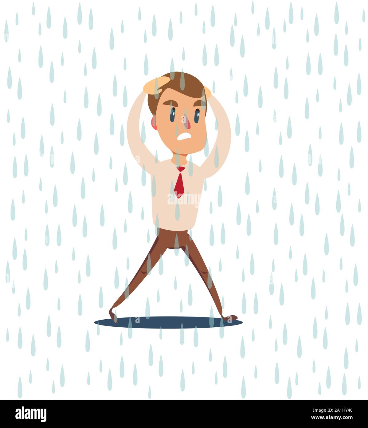 Drops water from rain Stock Vector Images - Alamy