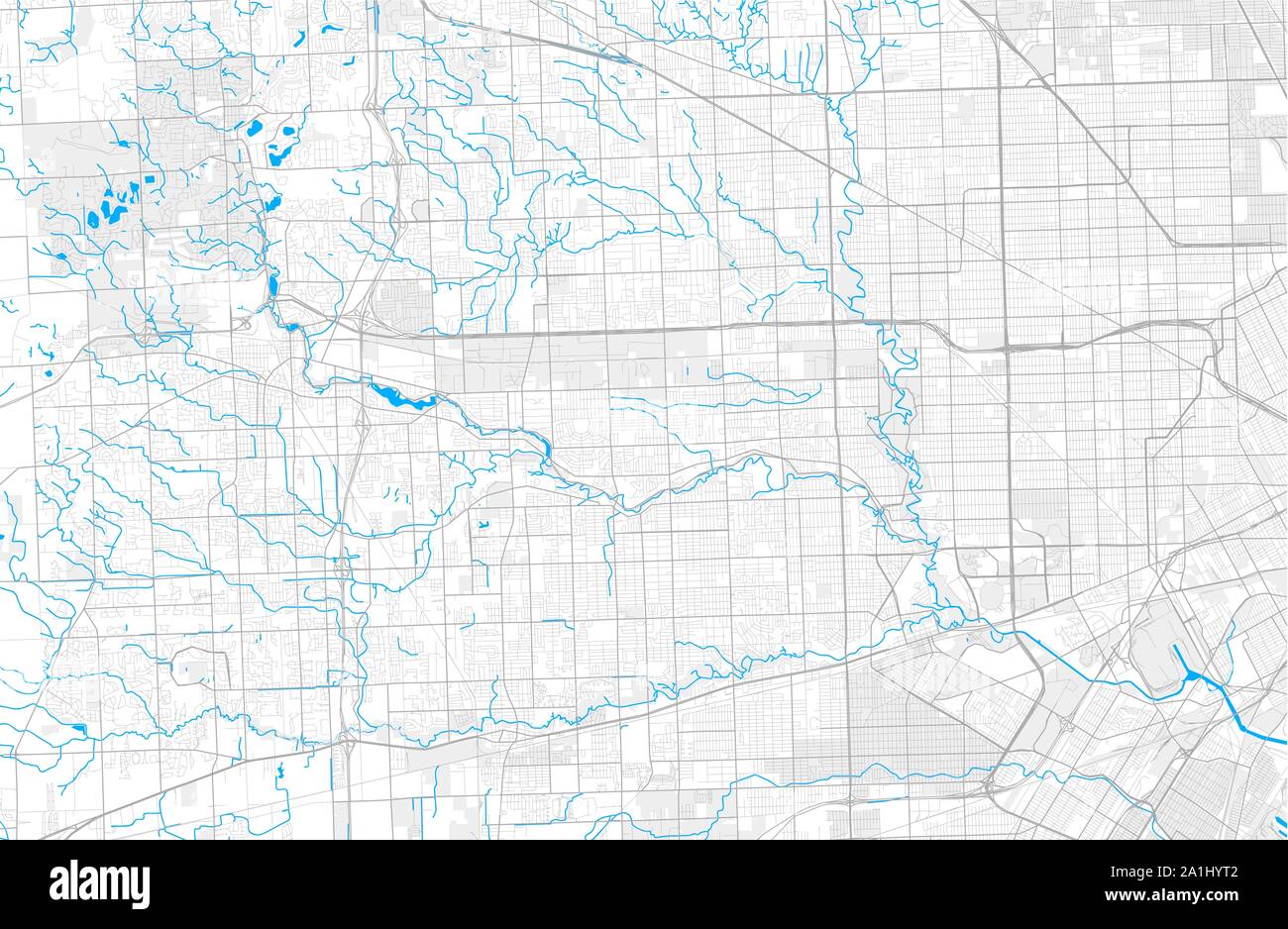 Rich detailed vector area map of Livonia, Michigan, USA. Map template ...