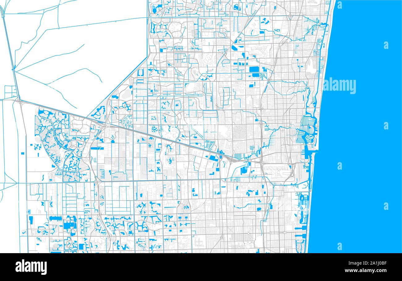 Plantation Florida Zip Code Map - Map
