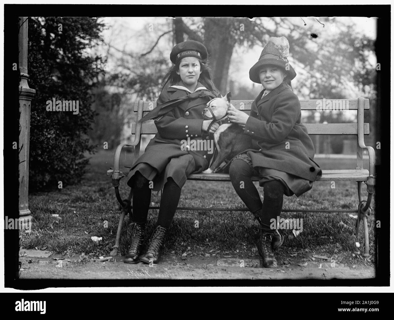 NAGEL, DOROTHY. DAUGHTER OF CHARLES NAGEL. LEFT, WITH BEATRICE PITNEY ...