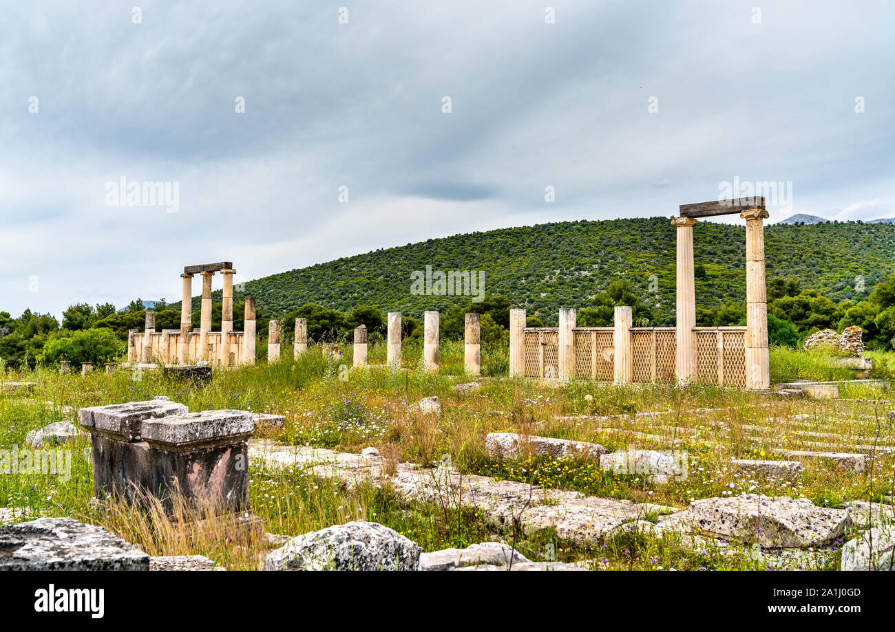 Temple of asklepios hi-res stock photography and images - Alamy