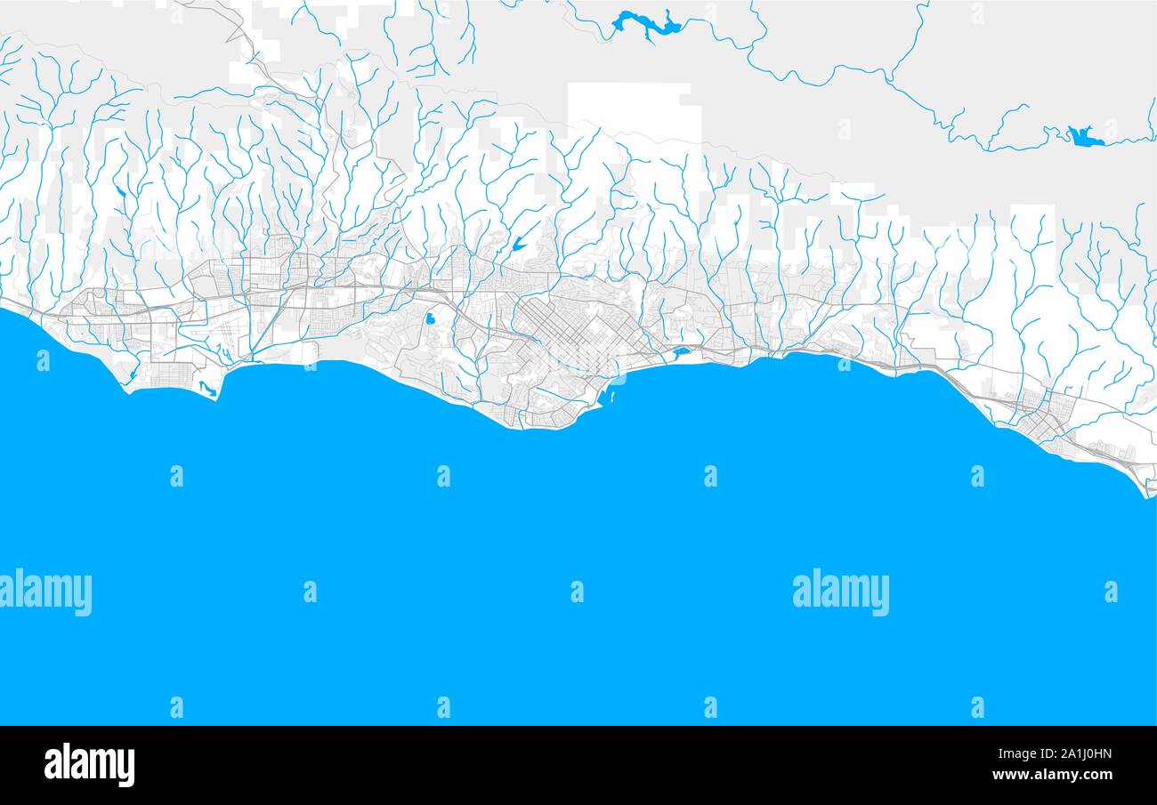 Usa Map Of California Santa Barbara