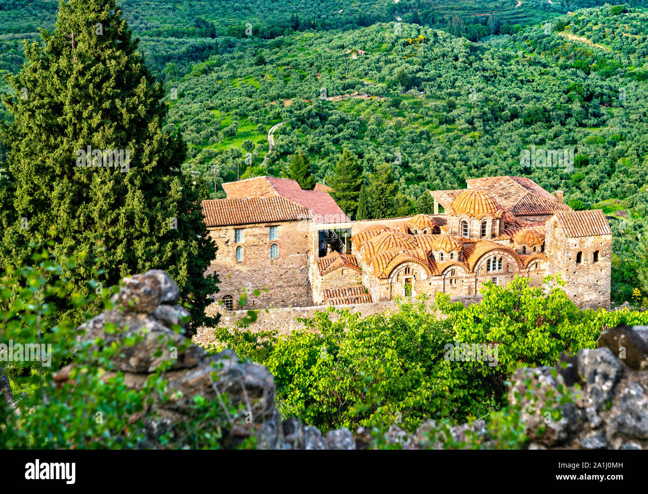 Historic mystras hi-res stock photography and images - Alamy