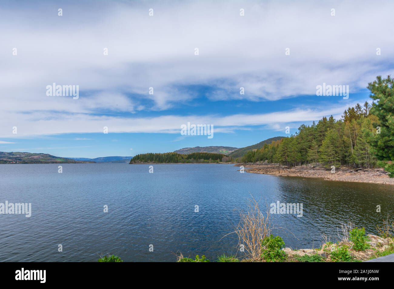 Mjosa river Stock Photo - Alamy