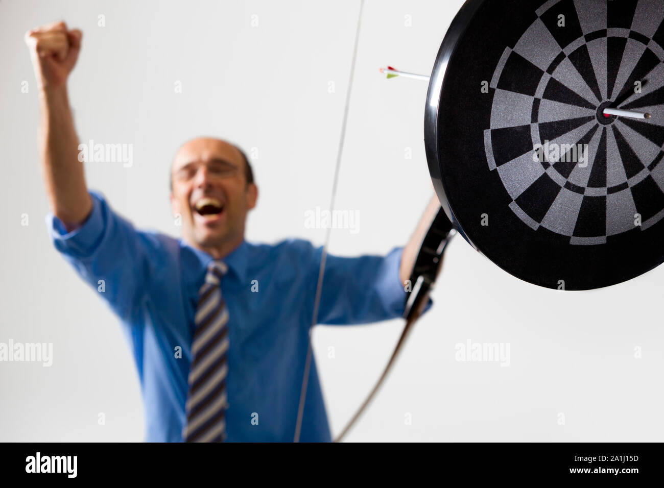 Achieved goal target hi-res stock photography and images - Alamy