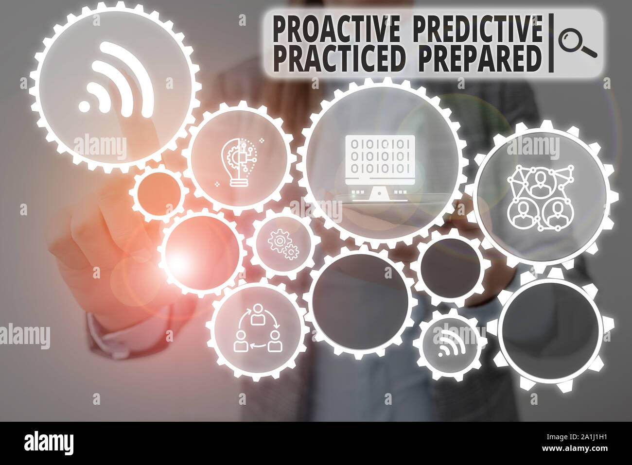 Word writing text Proactive Predictive Practiced Prepared. Business ...