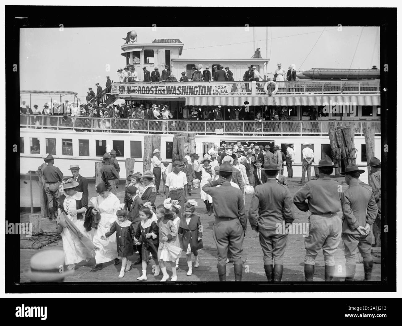 Personnel disembark Cut Out Stock Images & Pictures - Alamy