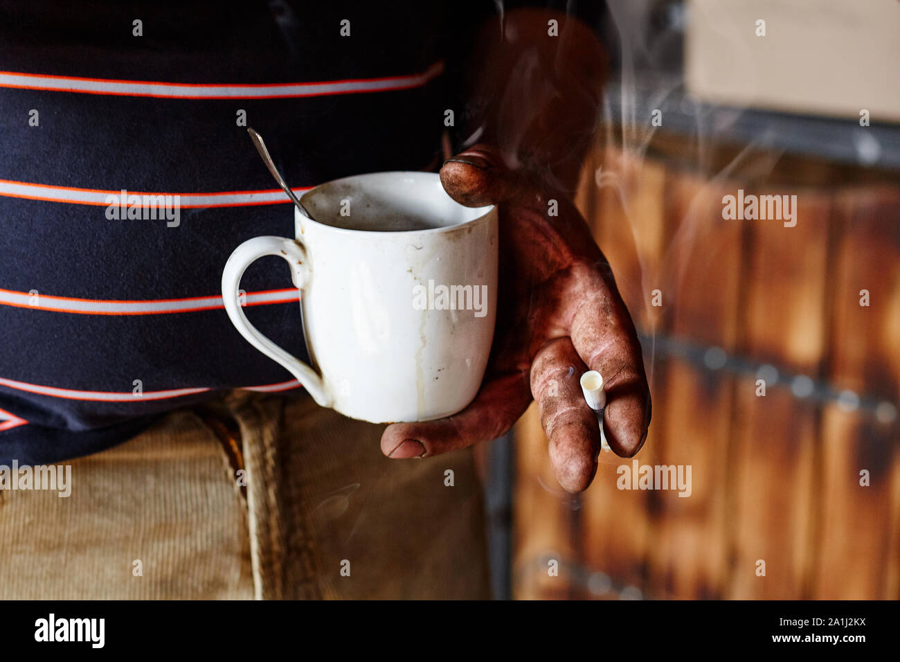 Homeless person coffee hi-res stock photography and images - Alamy