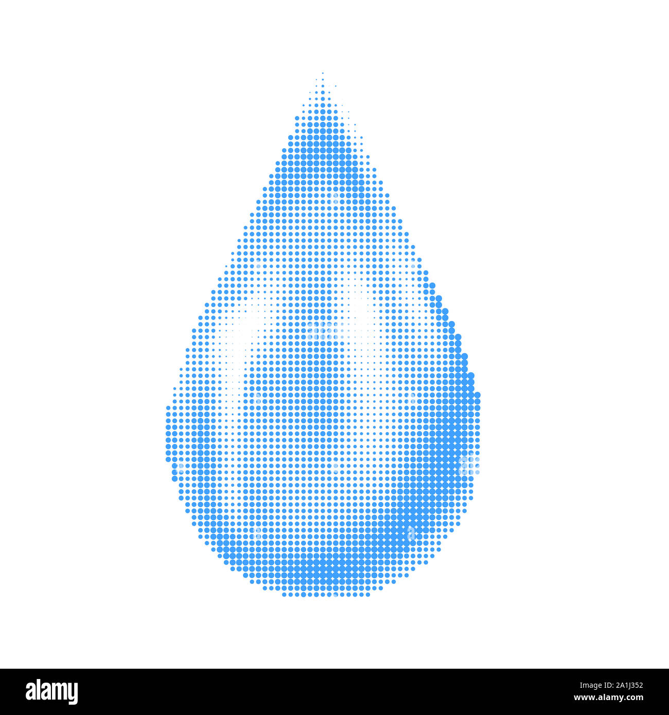 Blue abstract condensation water Cut Out Stock Images & Pictures - Alamy