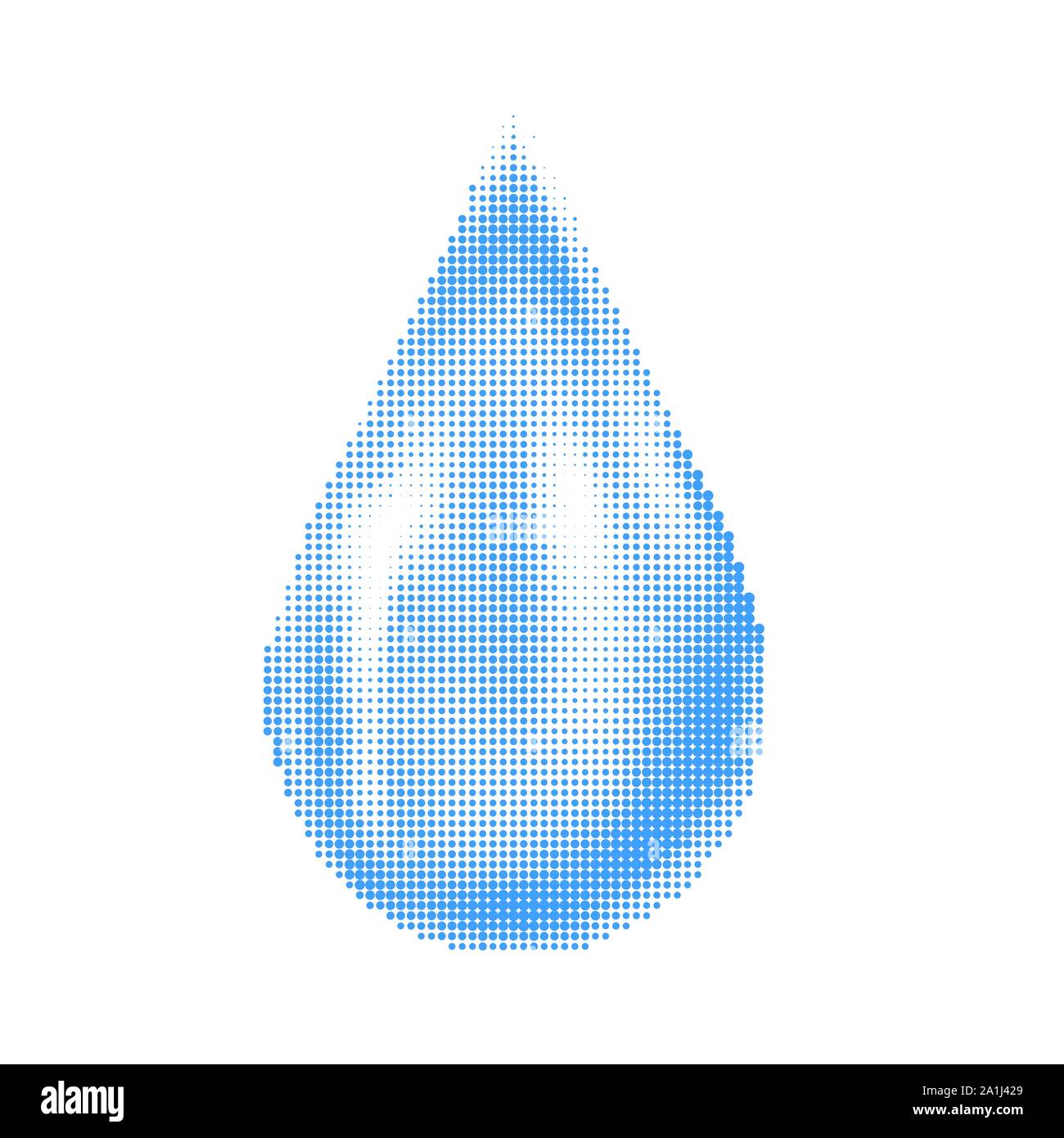 Blue abstract condensation water Cut Out Stock Images & Pictures - Alamy