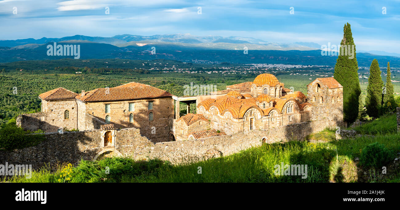 Saint Dimitrios Orthodox Metropolis at Mystras in Greece Stock Photo ...