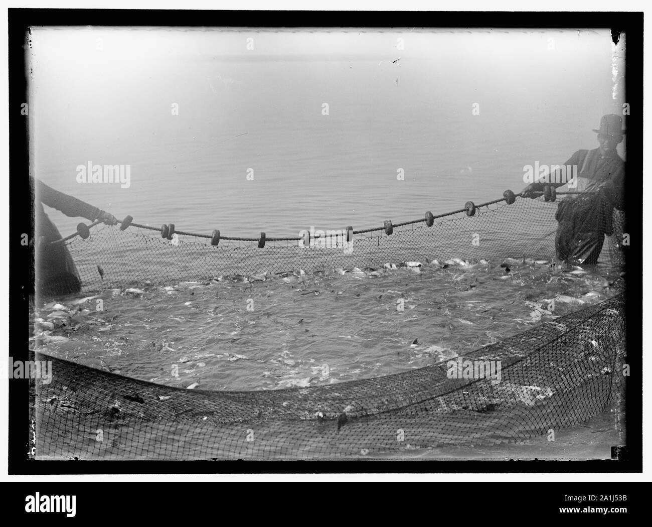 Net fishing Black and White Stock Photos & Images - Alamy