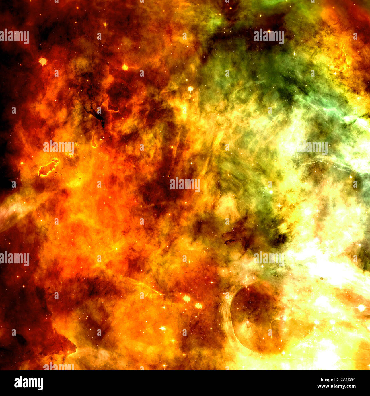 Nebula in outer space. Gas and dust clouds. Elements of this image ...