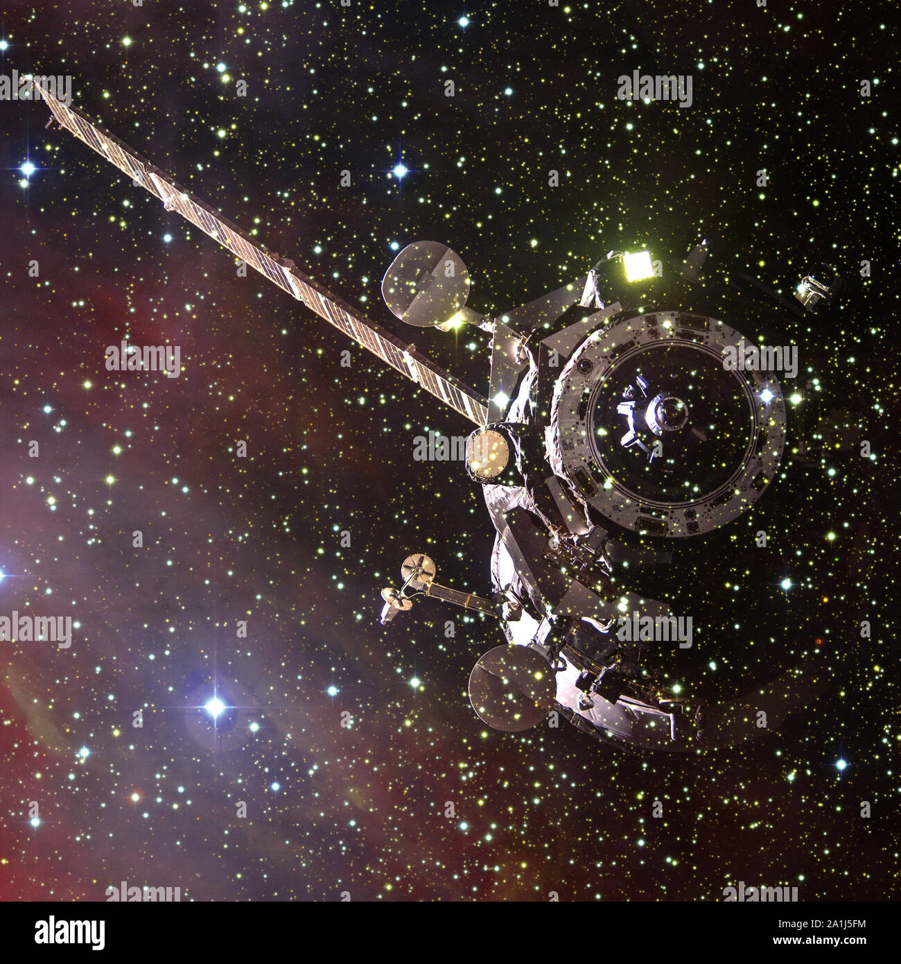 Spacecraft. Cosmic art, science fiction wallpaper. Elements of this ...