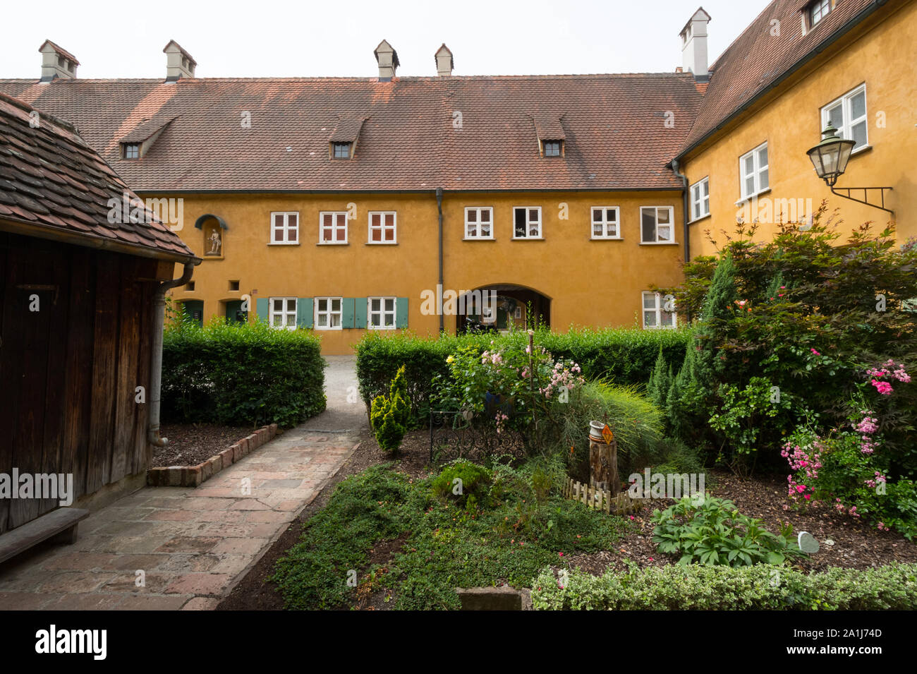 Fuggerei museum of augsburg hi-res stock photography and images - Alamy
