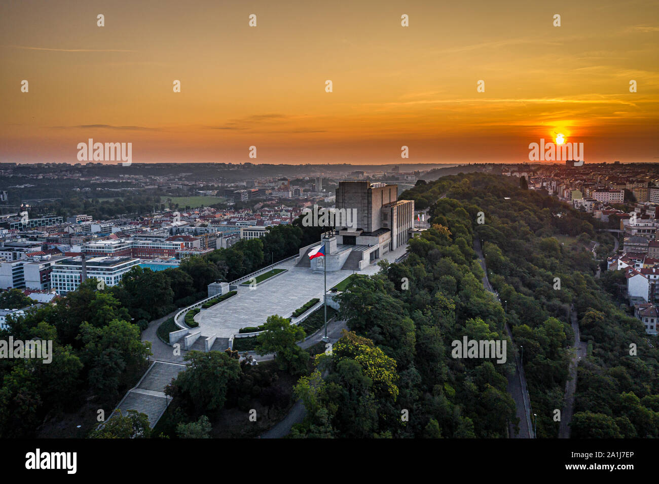 National Memorial at Vitkov is functionalist monument was built in 1929 ...