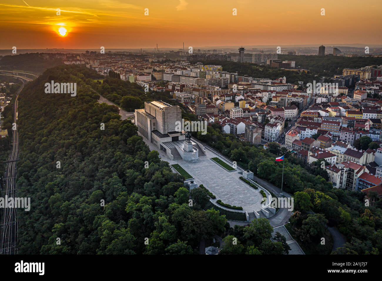 National Memorial at Vitkov is functionalist monument was built in 1929 ...