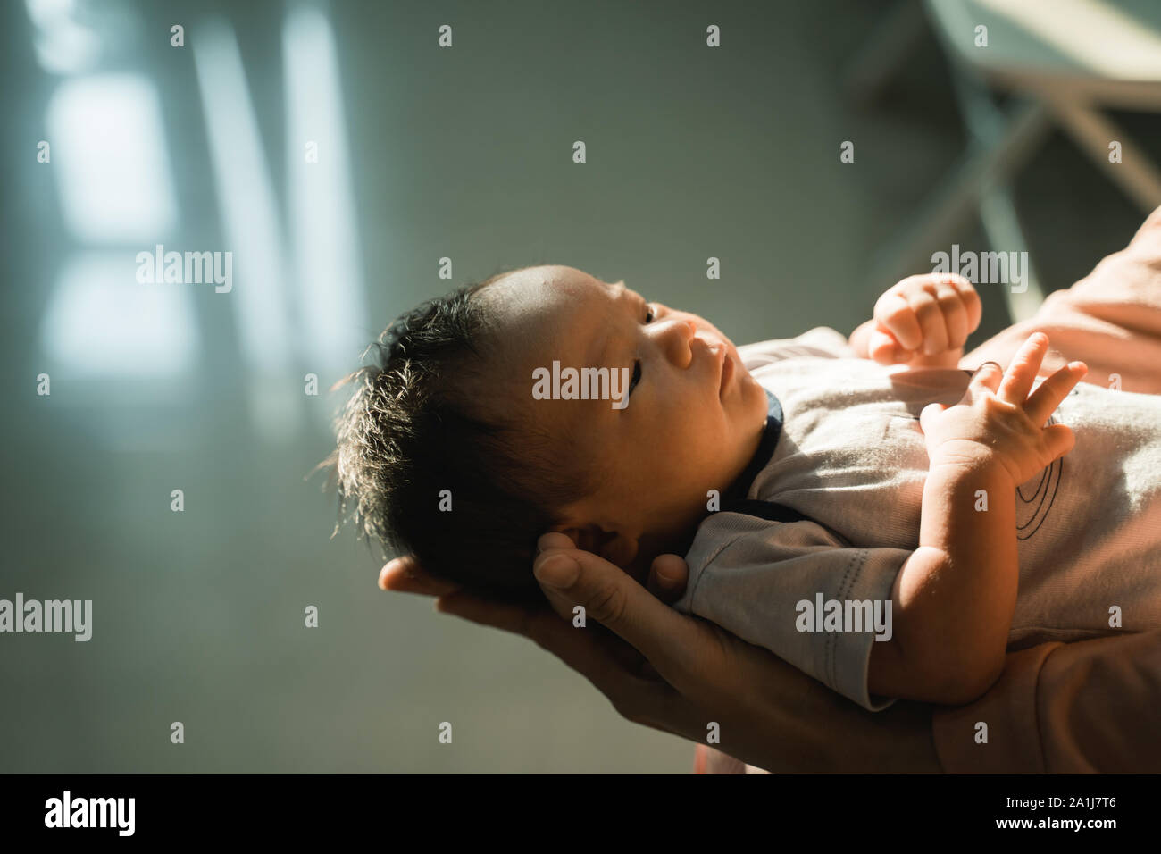 little baby newborn lying Stock Photo - Alamy