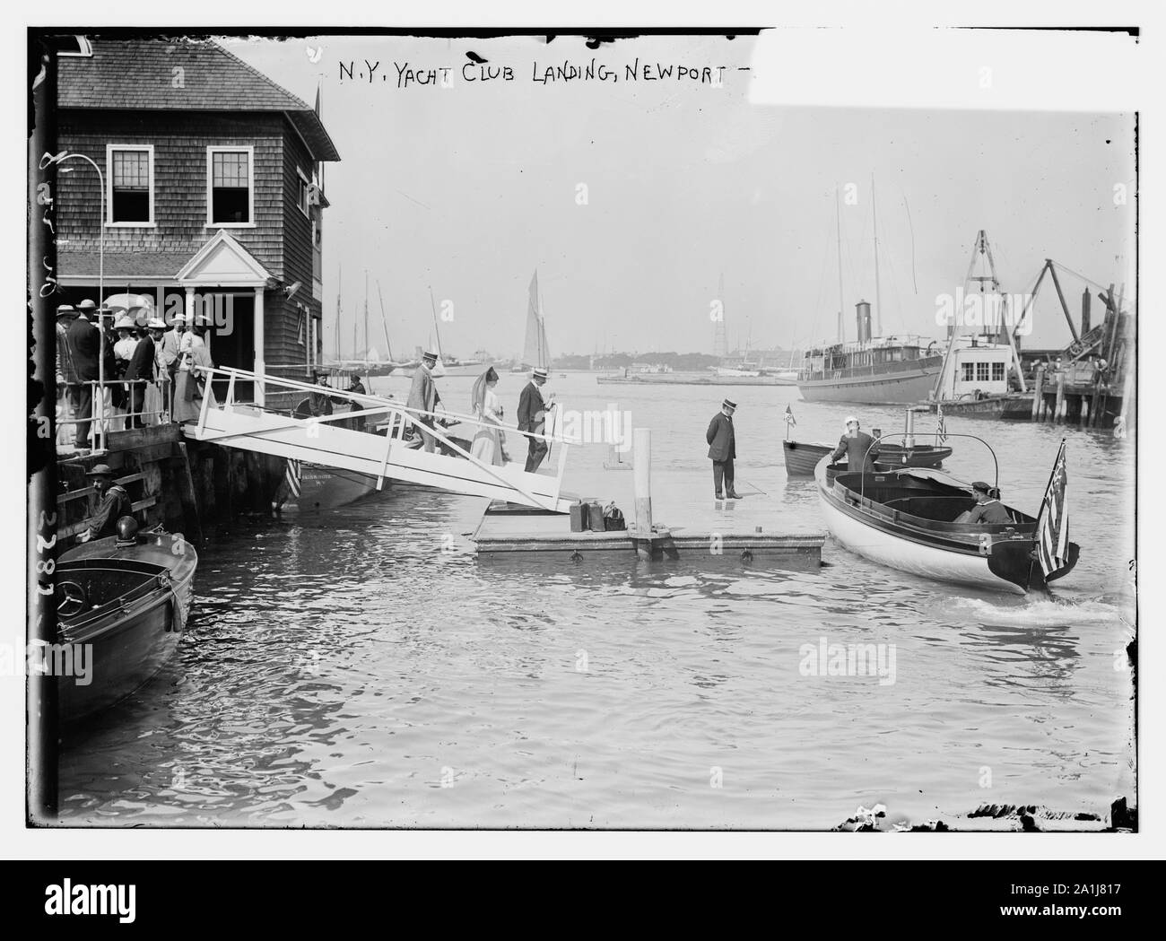 Boat landing area Black and White Stock Photos & Images - Alamy