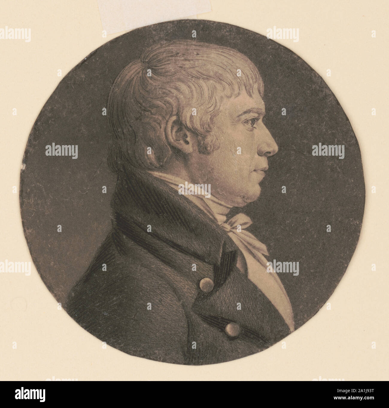 Nahum Mitchell, head-and-shoulders portrait, right profile Stock Photo ...