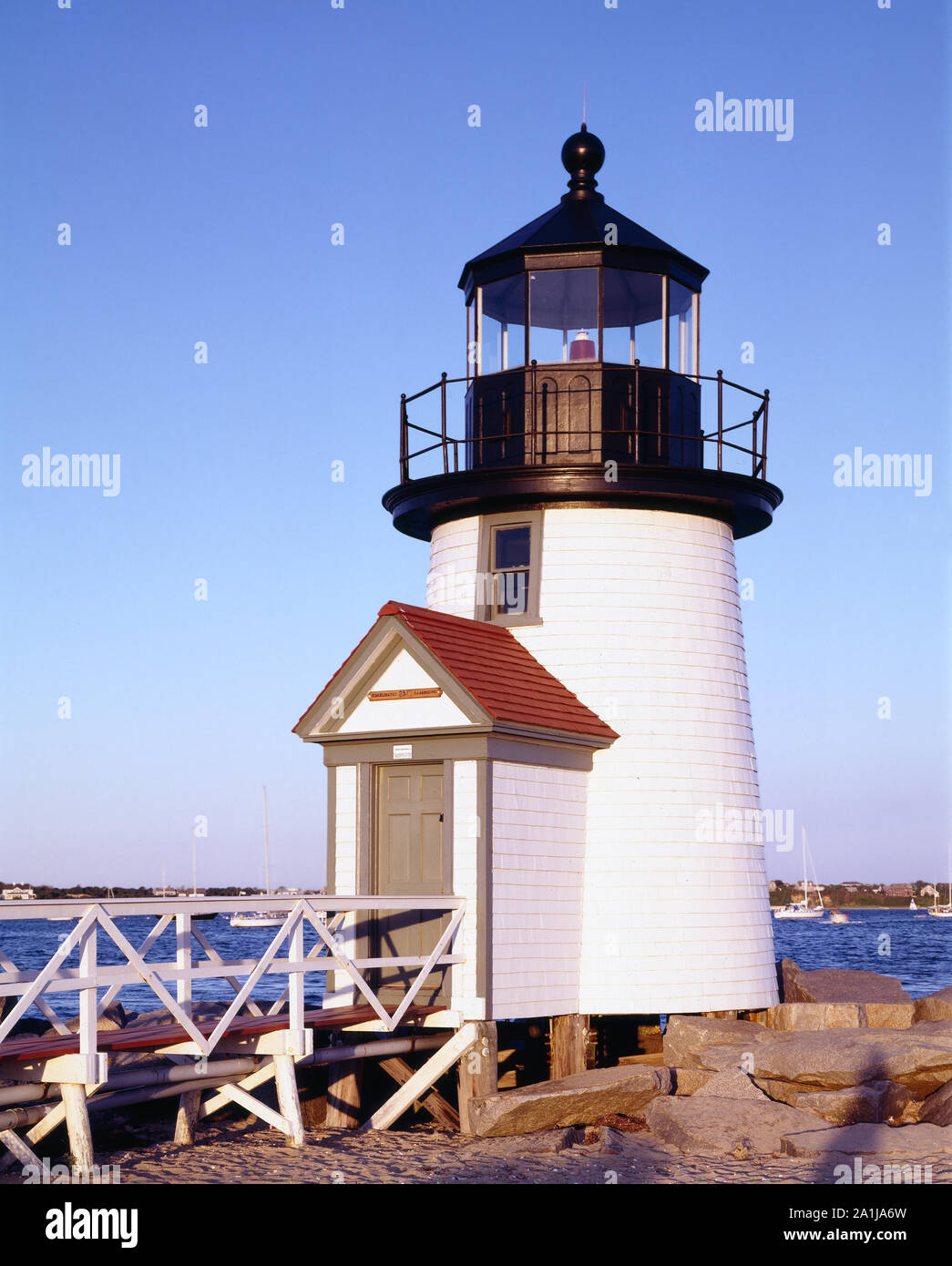 Nantucket Harbor Light, Nantucket, Massachusetts Stock Photo - Alamy