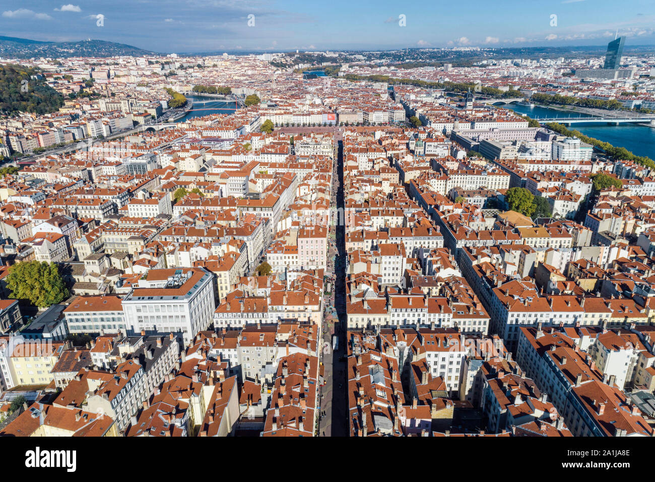 Lyon city centre hi-res stock photography and images - Alamy