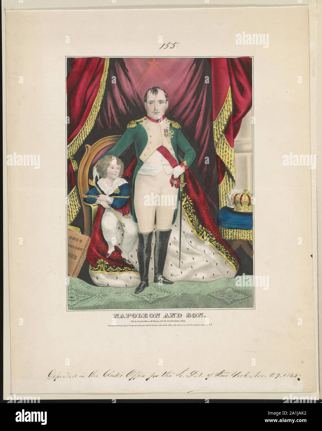 Napoleon and son Stock Photo - Alamy