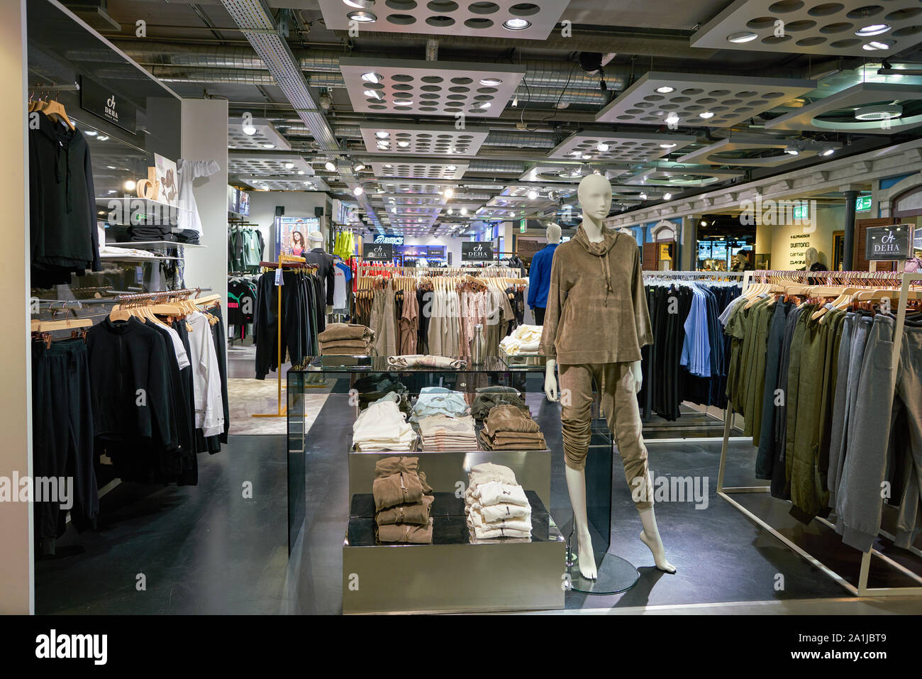ZURICH, SWITZERLAND - CIRCA OCTOBER, 2018: interior shot of Jelmoli ...